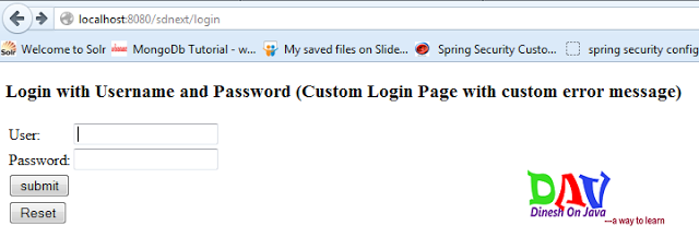 Spring Security Logout Example Dinesh On Java